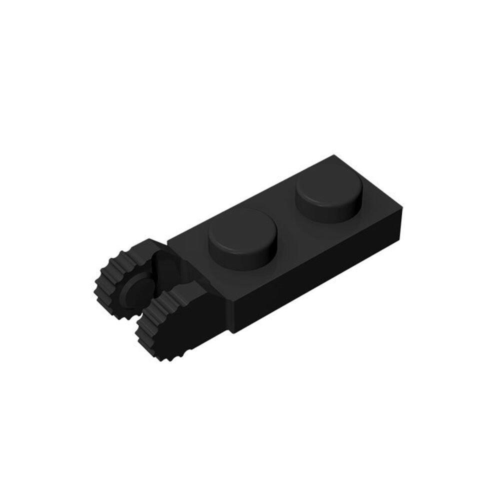 MK OEM Hinge Plate 1 x 2 Locking with 2 Fingers on End 44302 (LEGO ...