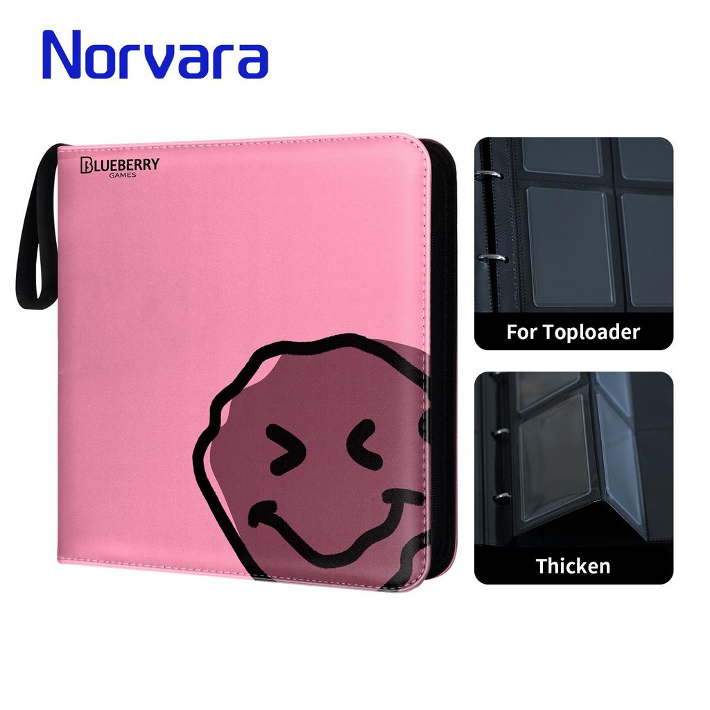 Blueberry Toploader Binder Album Pink Black Binder 240Pocket for and ...