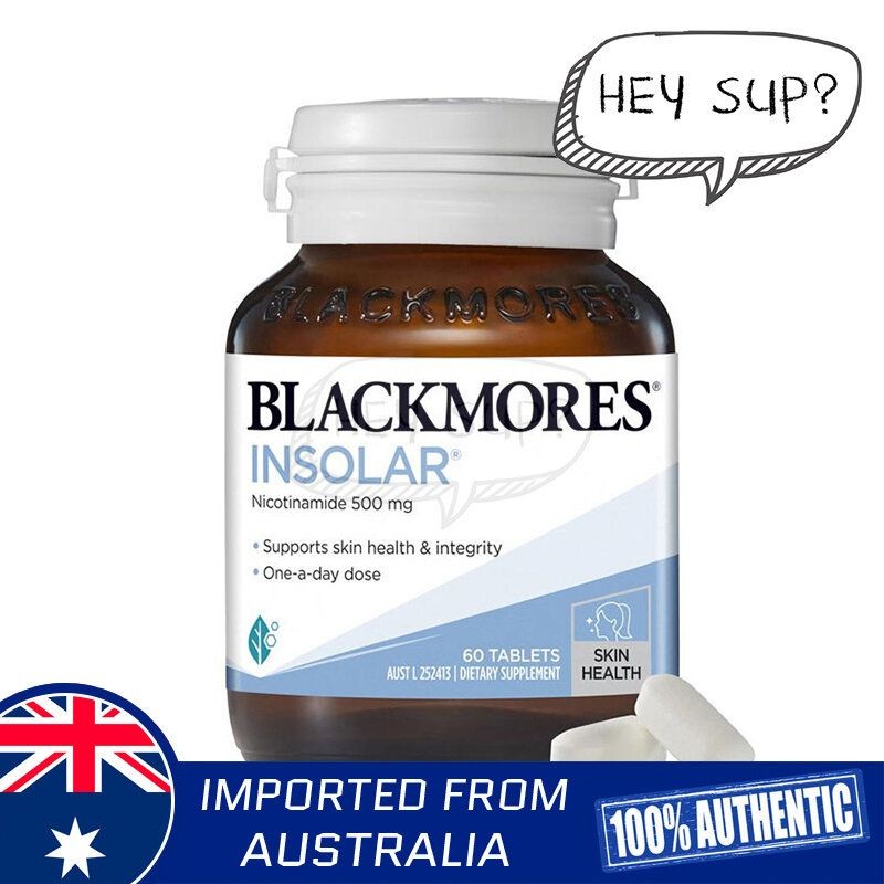 BLACKMORES Insolar Nicotinamide 500mg 60 Tablets | Shopee Malaysia