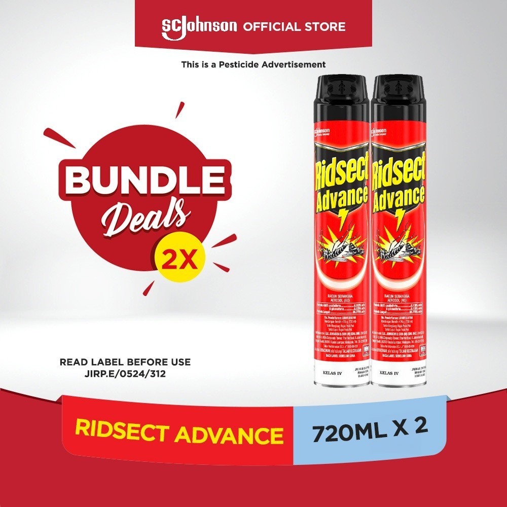 Ridsect Aerosol Advance (720ml) [TwinPack] | Shopee Malaysia