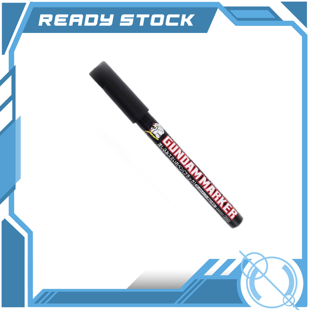 Mr Hobby GM301 - Gundam Marker (Pour Type) - Black | Shopee Malaysia