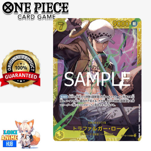ORIGINAL Cost 7 Trafalgar Law OP10-119 SEC One Piece Card Game optcg ...