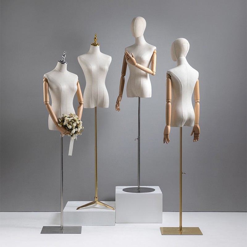 Q-8/Clothing Store Mannequin Women's Window Half-Body Mannequin Cloth ...