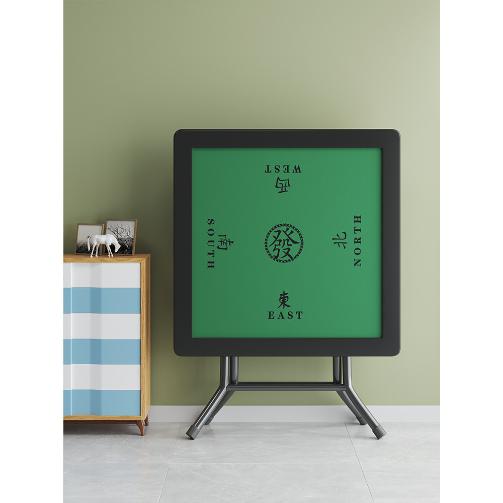 Q-8/Mahjong Table Foldable Household Hand Rub Simple Playing Cards Desk ...