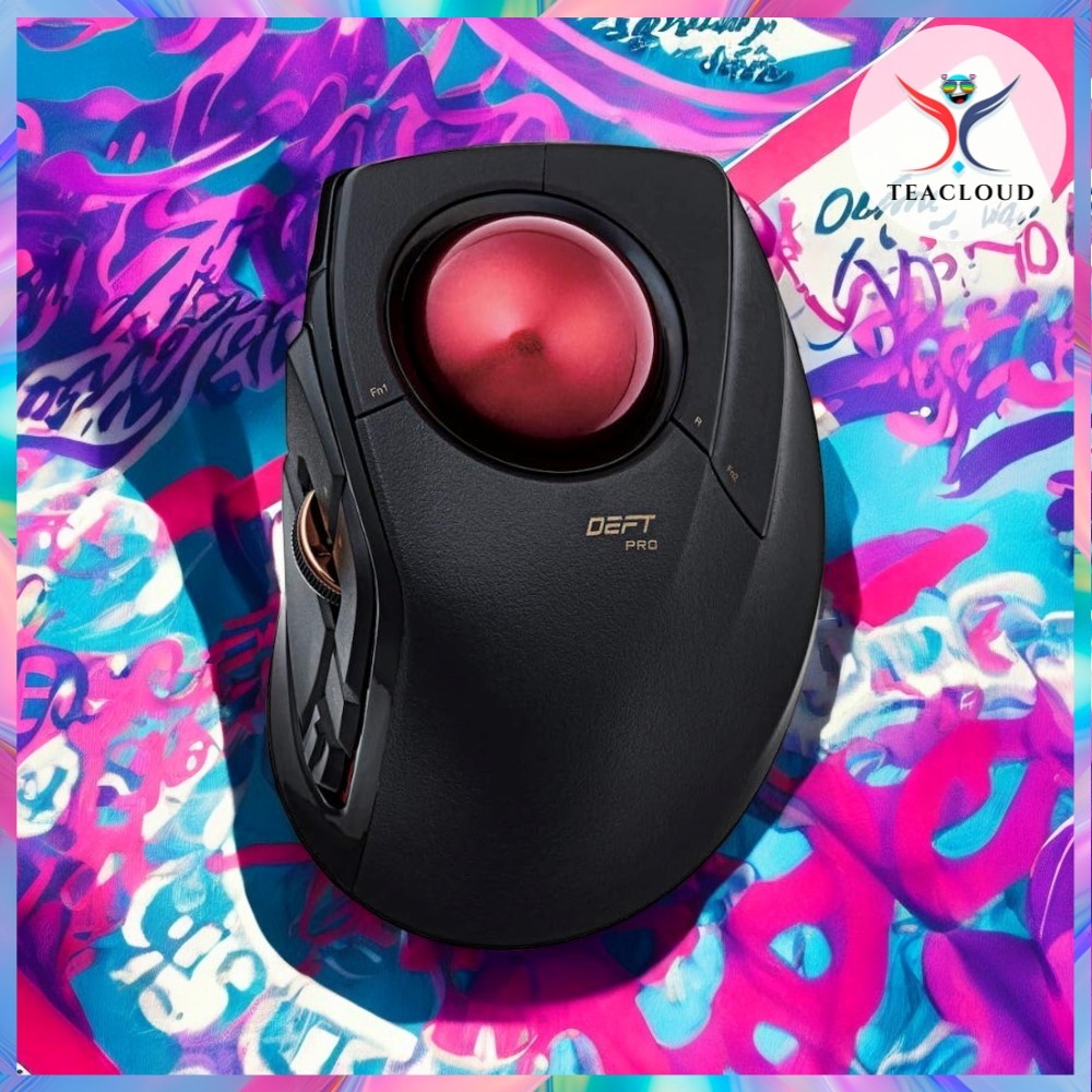Elecom Trackball Mouse / Index Finger / 8 Buttons / Wired / Wireless / Bluetooth / Black ...