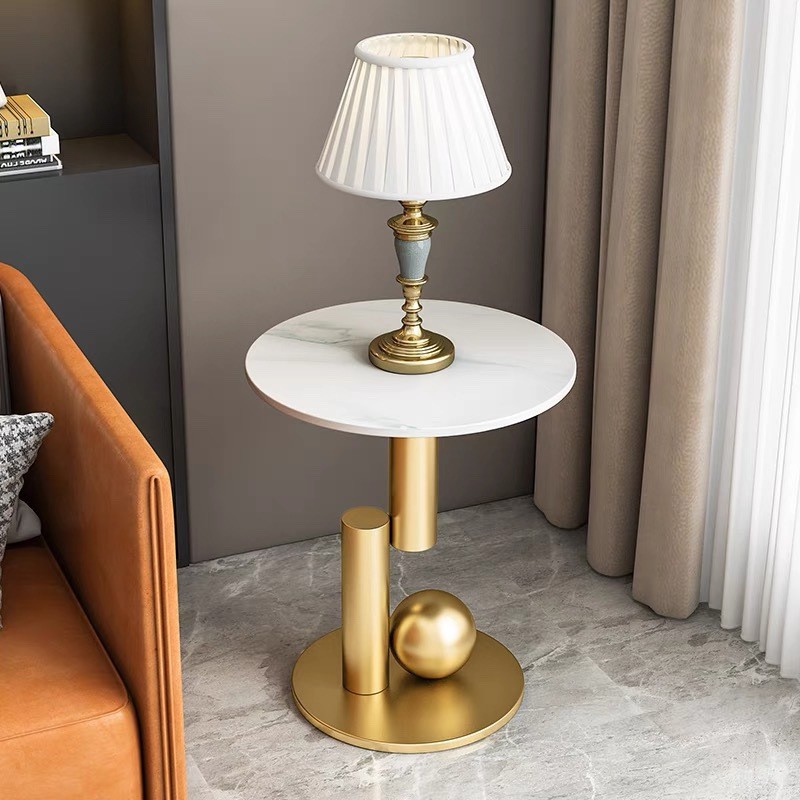 Q-8/Nordic Mild Luxury Marble Side Table Modern Living Room Coffee ...