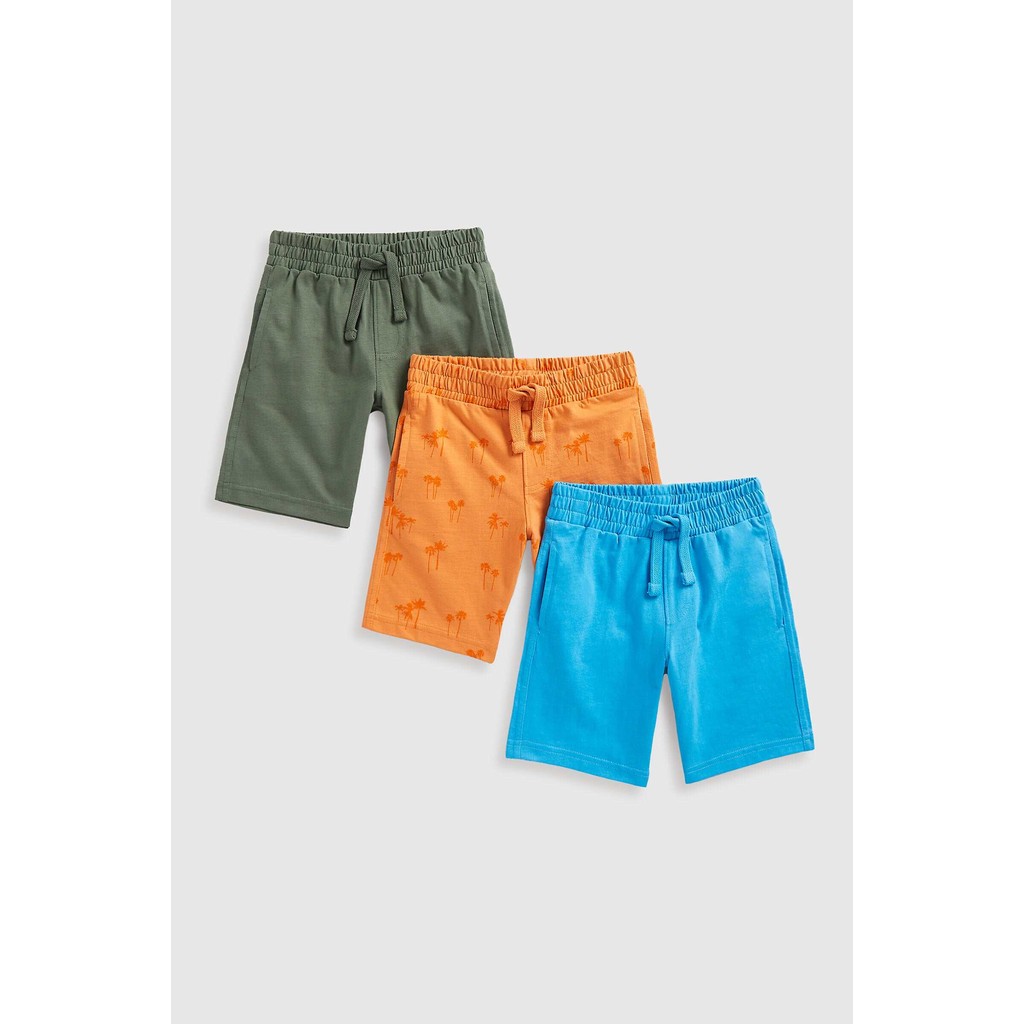 Mothercare Palm Tree Jersey Shorts - 3 Pack | Shopee Malaysia
