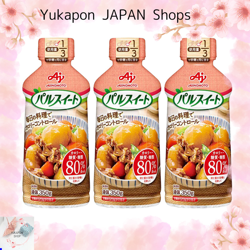 Ajinomoto Pal Sweet Liquid Type 350g × 3 Pieces Sweetness of about 1.5 ...