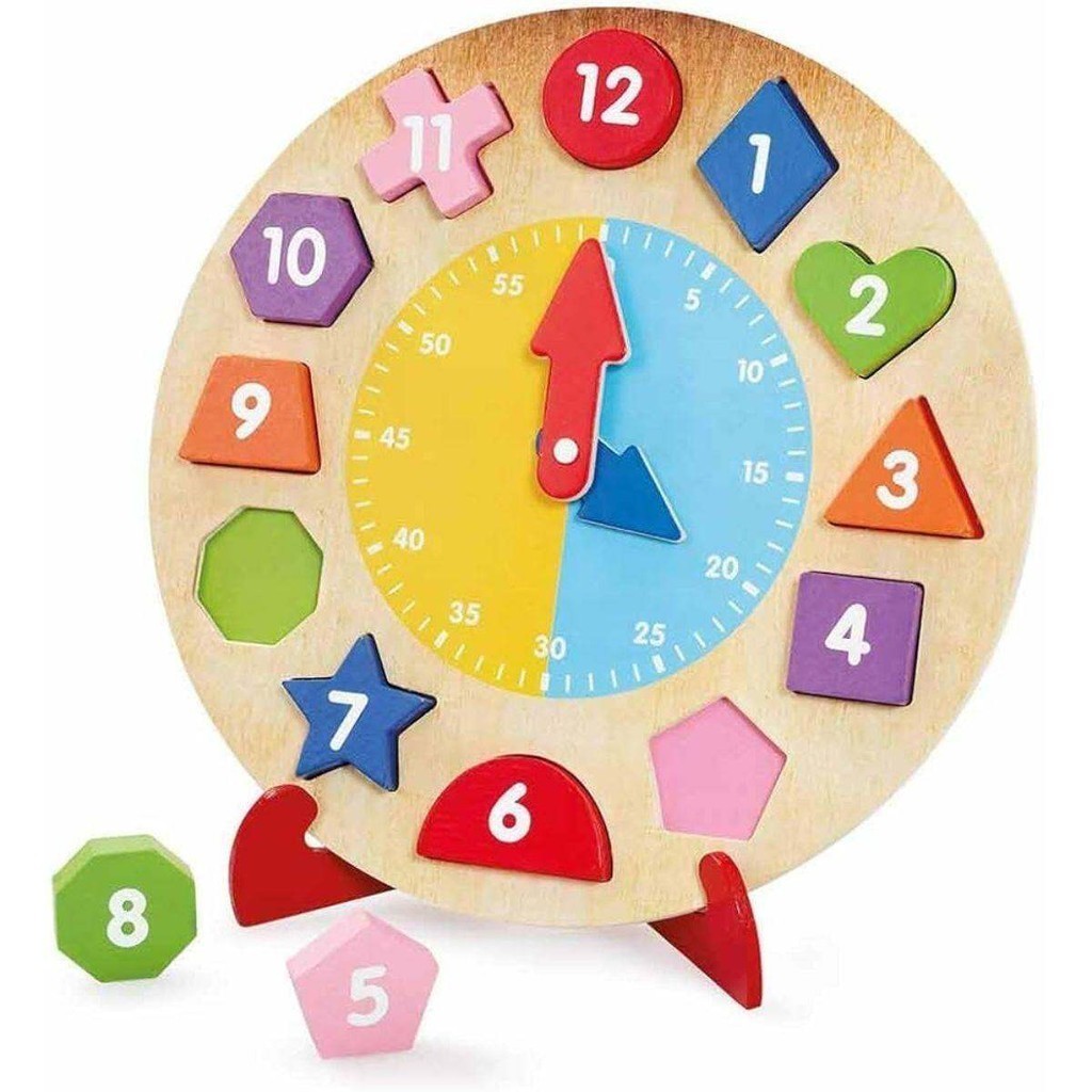 Woodlets Tell The Time Clock | Shopee Malaysia