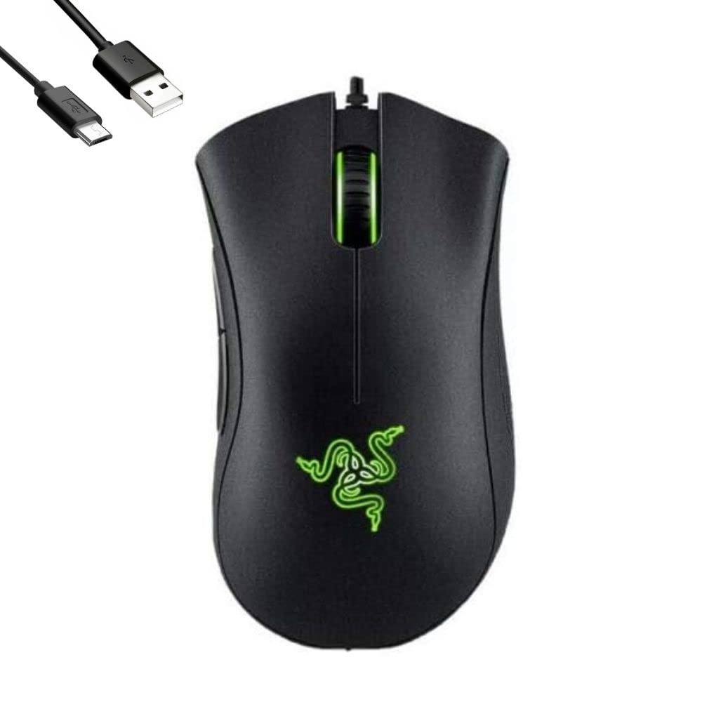 Razer DEATHADDER ESSENTIAL Wired Gaming Mouse 6400 DPI 5 Buttons Heavy ...