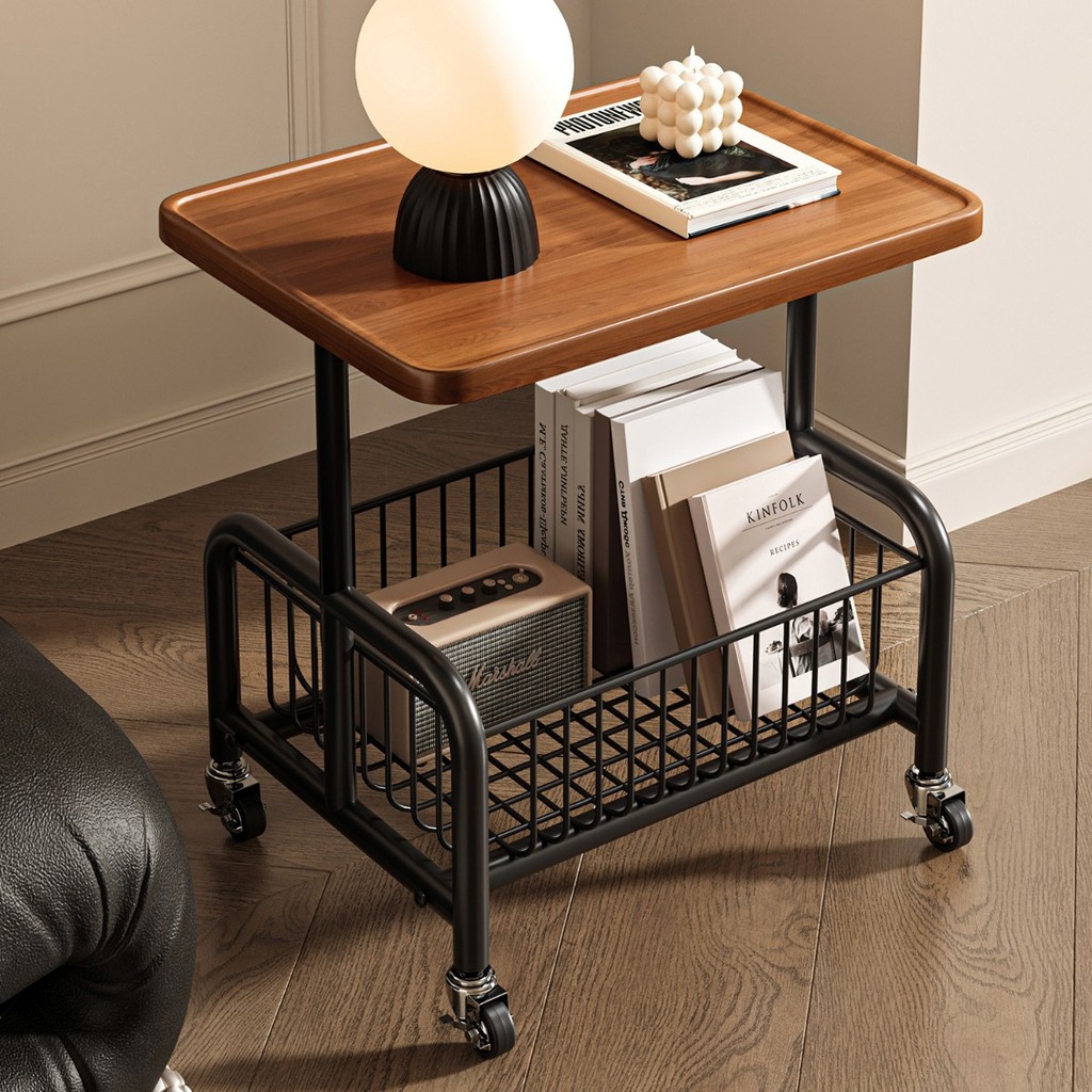 JY-8/Living Room Wind Small Table with Wheels Sofa Side Table Movable ...