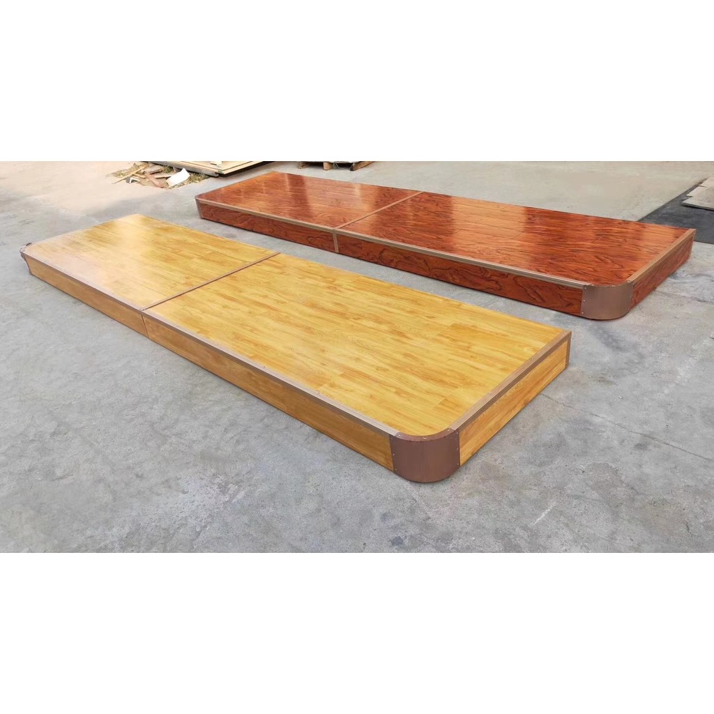 J-H/Classroom Platform Wooden Stage Semi-Circular Footrest School ...