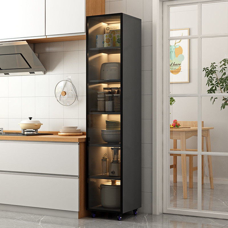 J-H/Narrow Gap Sideboard Kitchen Refrigerator Floor Sideboard Pot ...