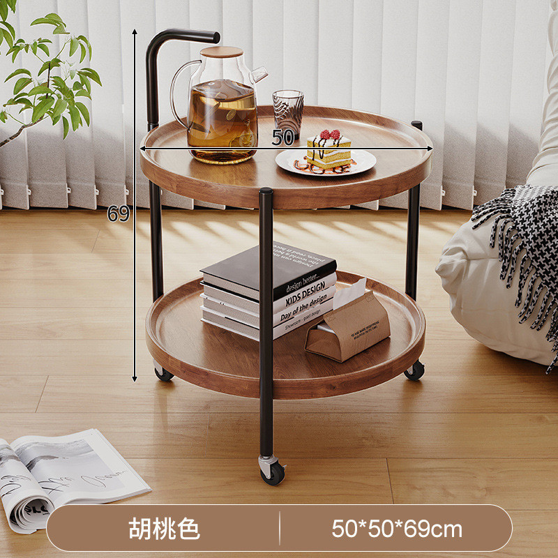 J-H/Removable2024New Coffee Table Small Cart Living Room Sofa Side ...