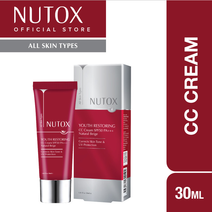 Nutox CC Cream - Natural Beige (30ml) [Expiry 03/2025 - 08/2025 ...