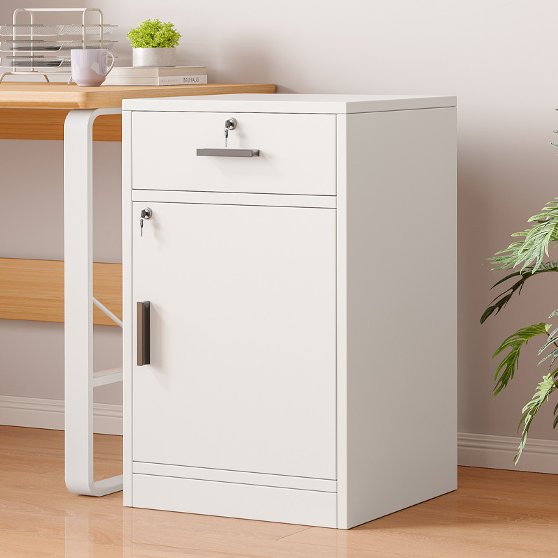 Q-8/Office File Cabinet Wooden with Lock Drawer Storage Cabinet Small ...