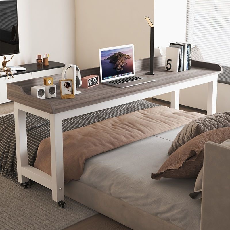 CF Computer Desk Bed Desk Home Bedroom Desk Long Cross-Bed ...