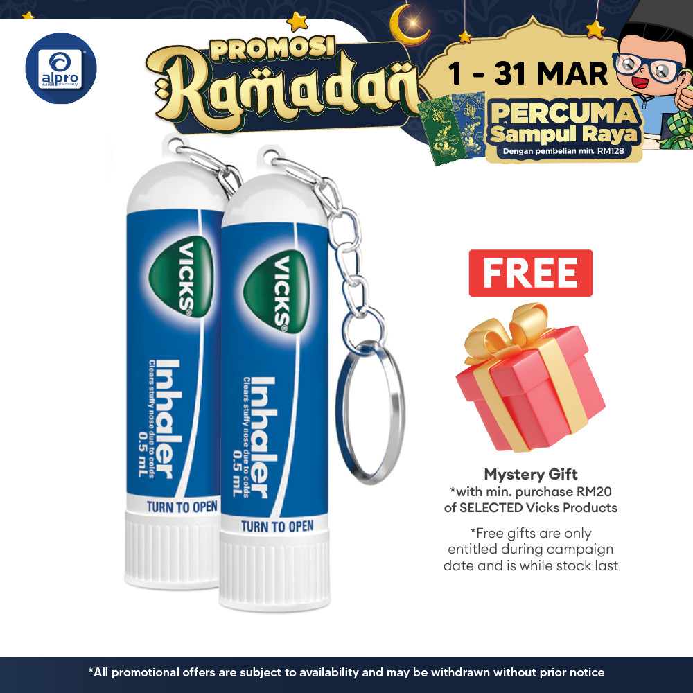 Vicks Inhaler Keychain 2s [Twin Pack] | Shopee Malaysia