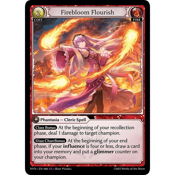 Firebloom Flourish | HVN-86 | [GATCG SINGLES] | Shopee Malaysia