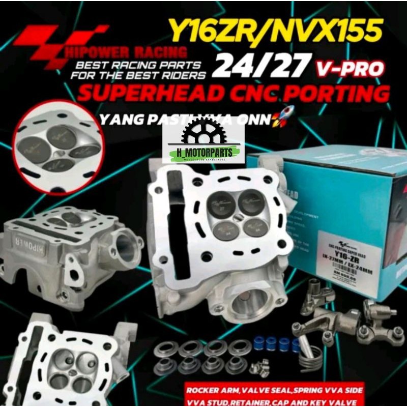 HIPOWER RACING SUPER HEAD GEN2 CNC LINE Y16 NVX 22/25 24/27 25/28 ...