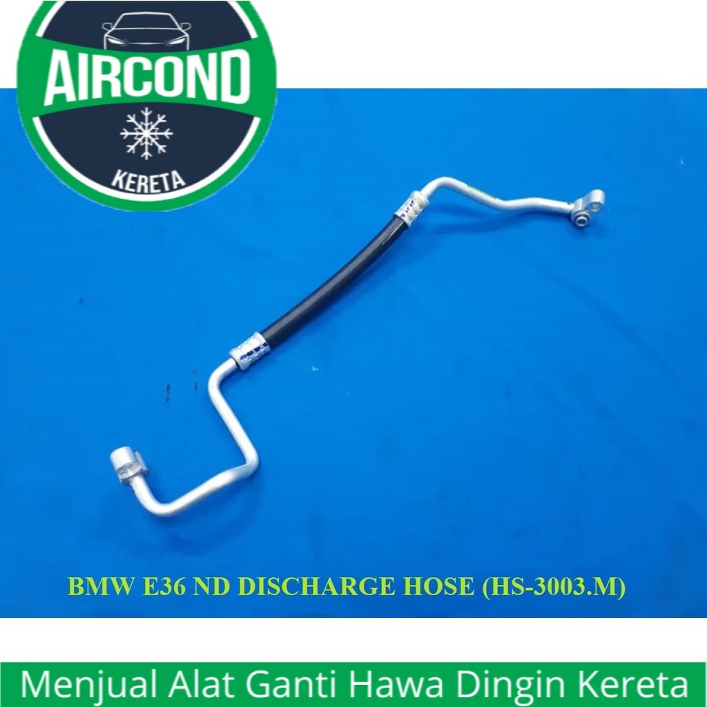 SILICONE BMW E36 (DENSO SYSTEM) AIR COND DISCHARGE HOSE HS-3003.M ACK ...