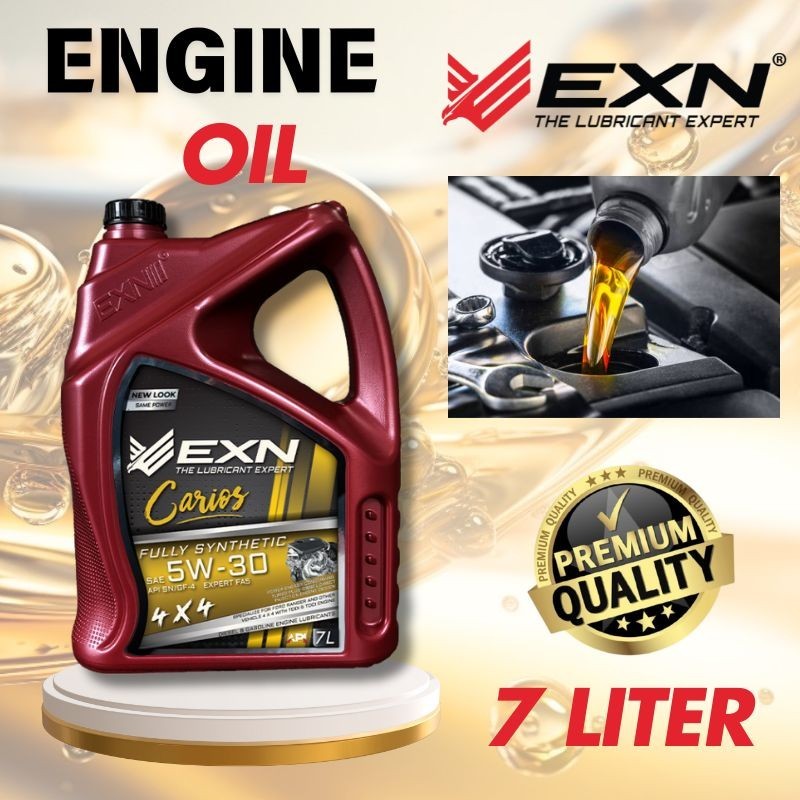 HIGH QUALITY EXN ENGINE OIL 5W30 FULLY SYNTHETIC -7 LITER | Shopee Malaysia