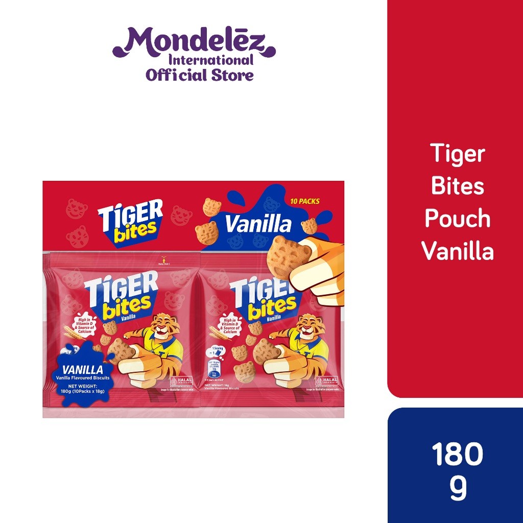 Tiger Bites Pouch [Vanilla/ Chocolate 12 x 10 x 18g] | Shopee Malaysia