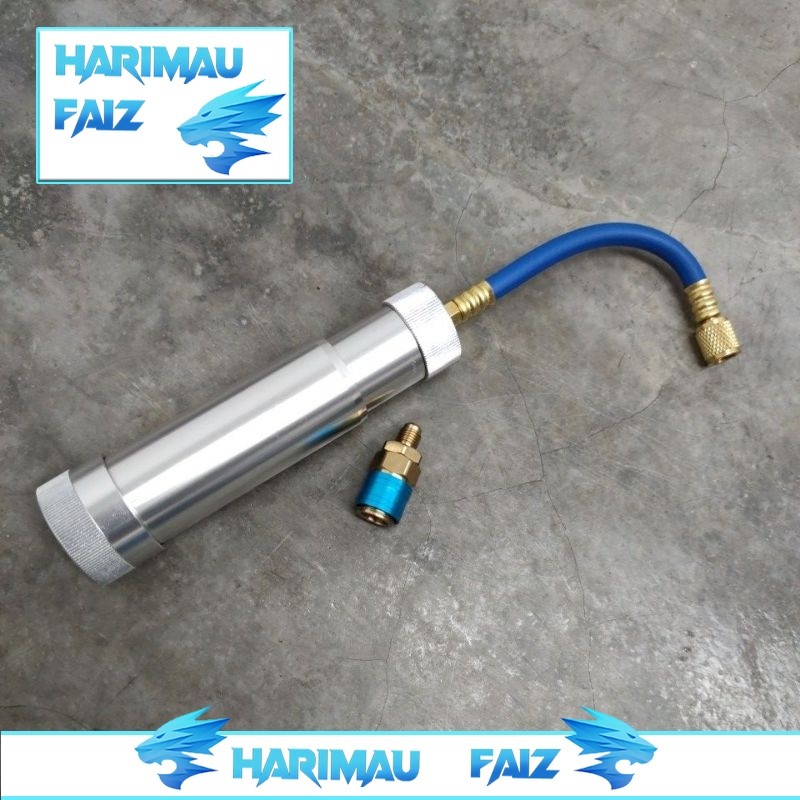 WITH LOW COUPLE R134 SET Compressor Oil Injector, 60ml. R12 R134A R22 ...