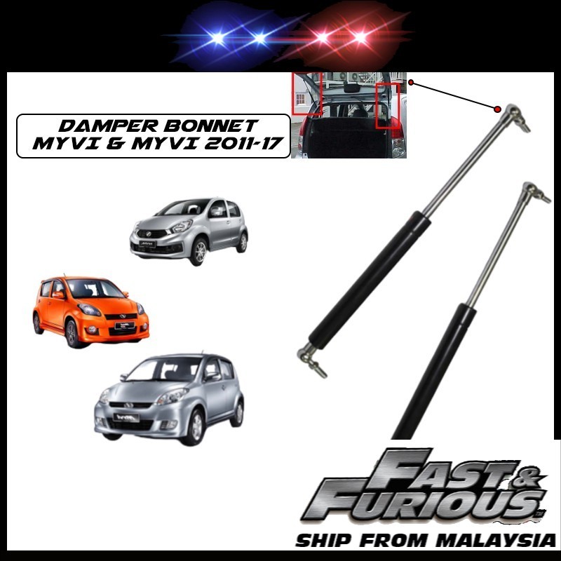 MYVI 2005-2017 Rear Bonnet Damper Absorber Rear Bonet Absorber Damper ...