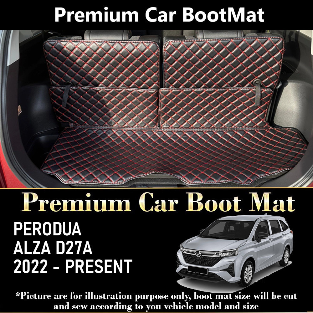 PERODUA ALZA D27A 2022 2023 2024 2025 2025 Boot Mat Car Boot Carpet VIP ...