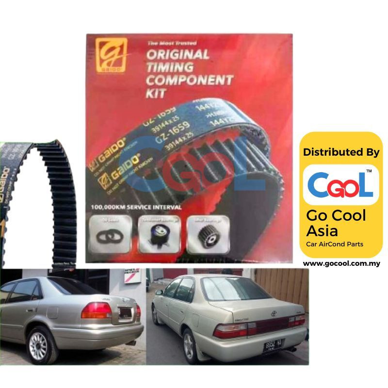 GAIDO TIMING BELT KIT TOYOTA COROLLA SEG AE101 AE111 16V 1991-2001 ...