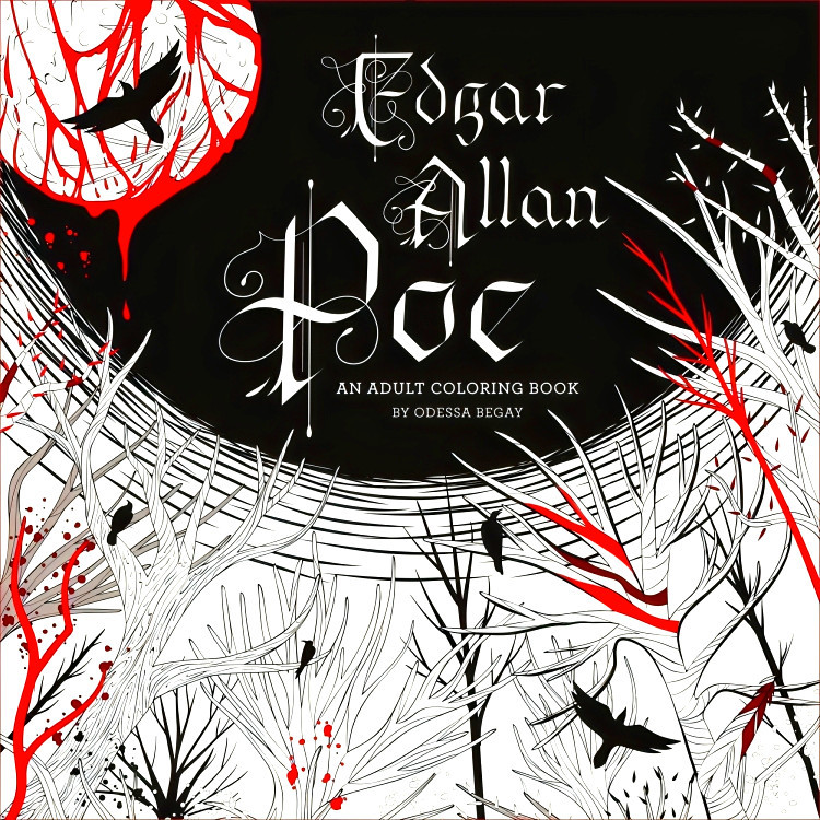 (BX) EDGAR ALLAN POE: AN ADULT COLORING BOOK (ISBN: 9781454921356 ...