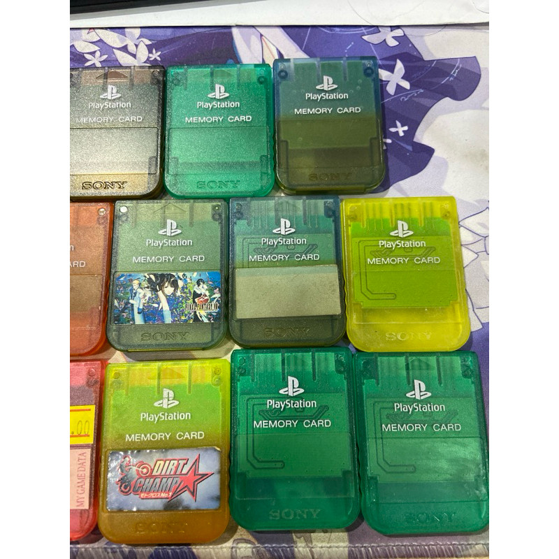 Used PS1 Original Memory Card Special colour edition | Shopee Malaysia