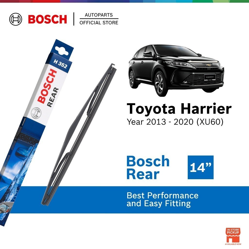 BOSCH H352 14” rear wiper for Toyota Harrier XU60 year 2013 - 2020 ...