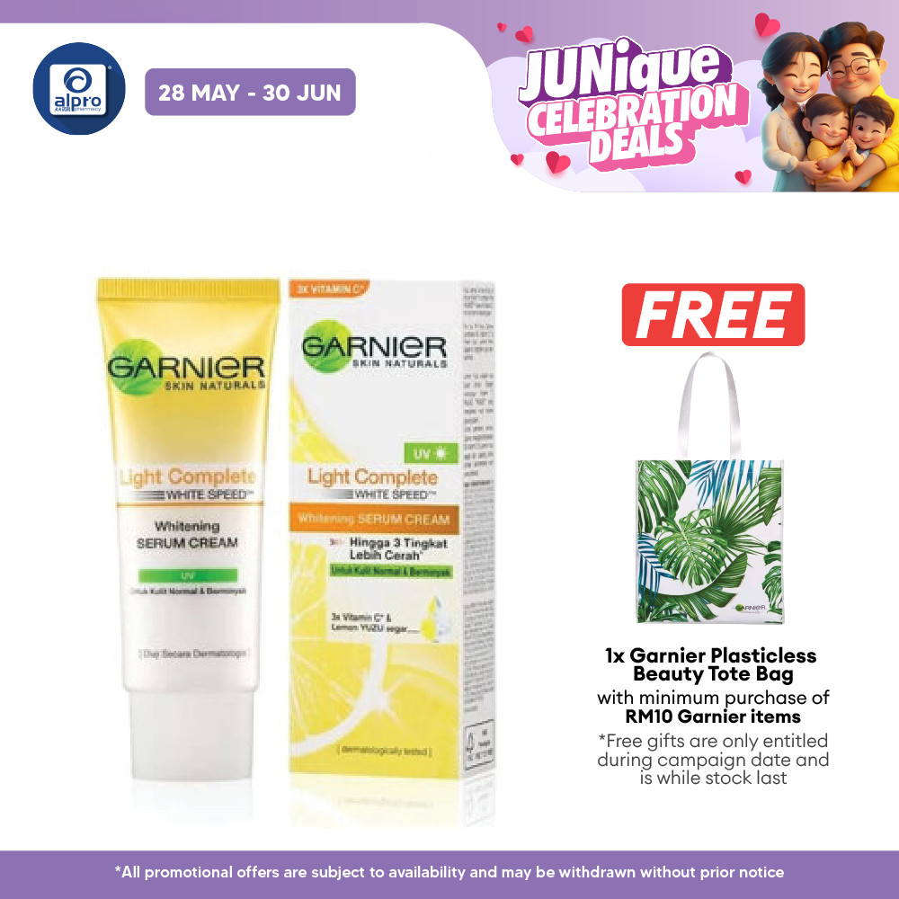 Garnier Light Multiaction Whitening Cream 40ml | Shopee Malaysia