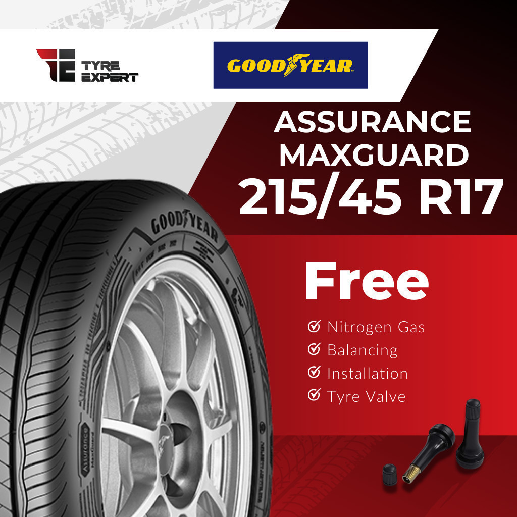 215/45R17 GOODYEAR Assurance MaxGuard (With Delivery/Installation) tyre tayar | Shopee Malaysia