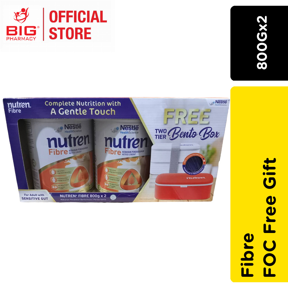 Nestle Nutren Fibre 800gx2 + Free GWP | Shopee Malaysia