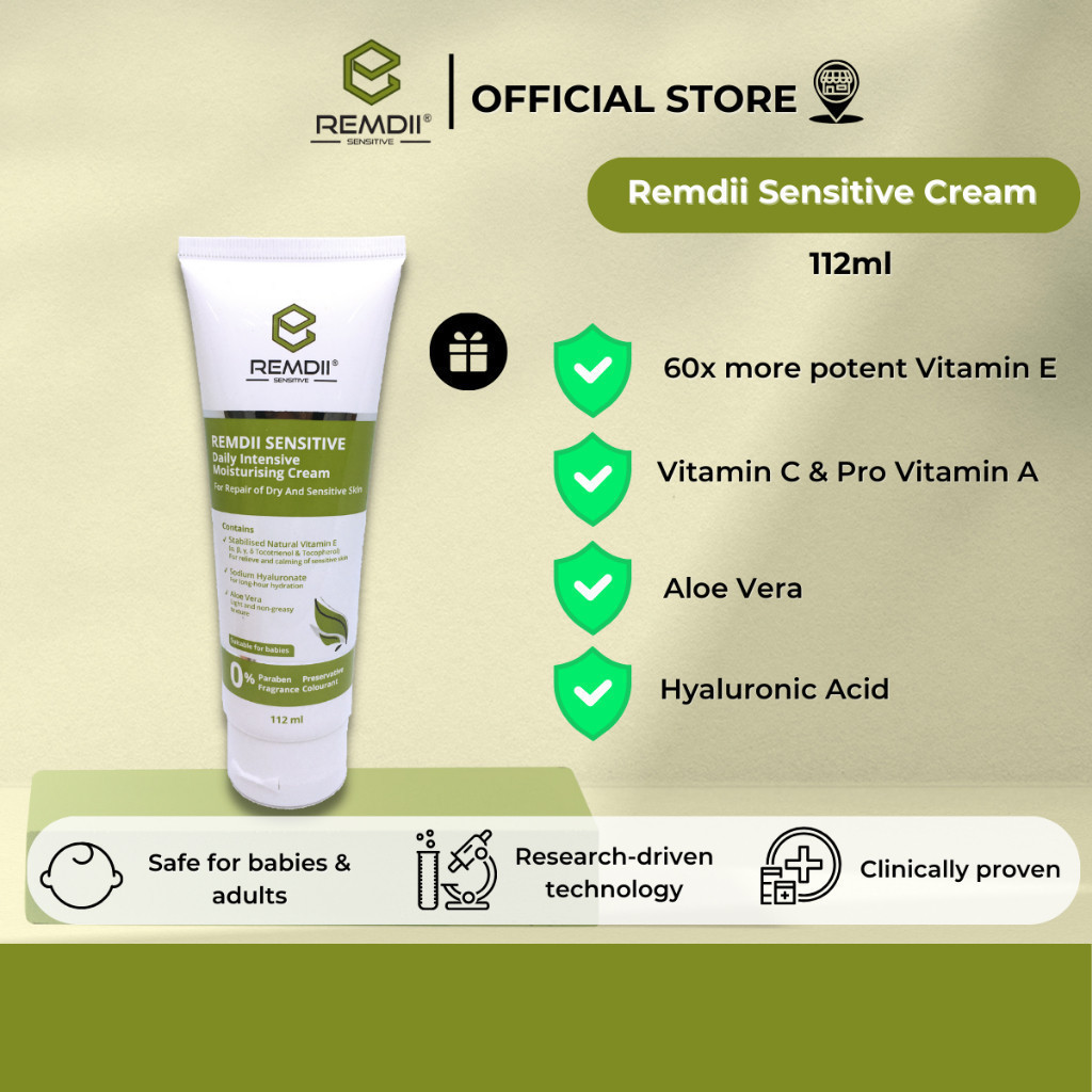 Remdii Sensitive Intensive Moisturising Cream 112ml to repair ...
