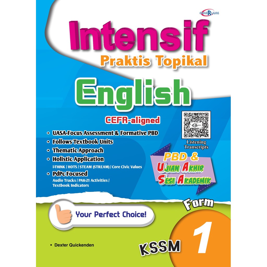 Cemerlang: Intensif Praktis Topikal: Bahasa Inggeris + English ...