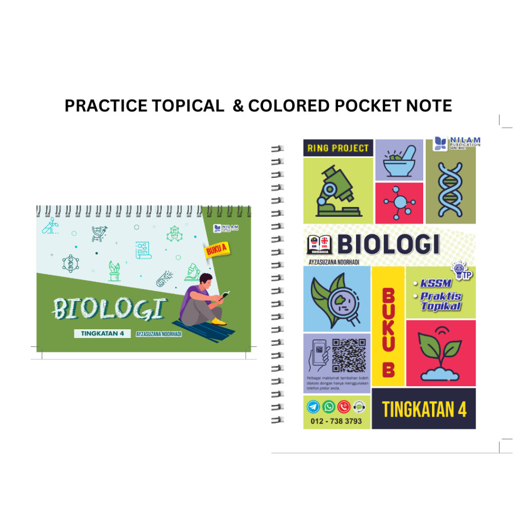 Nilam: Ring Project: Biologi + Biology: Buku + Book A, B: Tingkatan ...