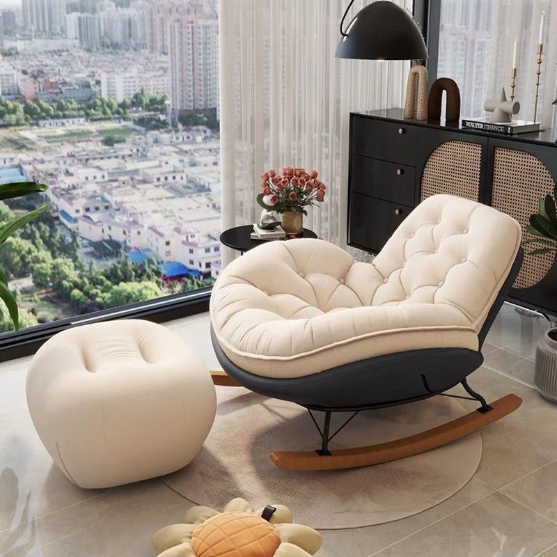 Living Room Rocking Rocking Chair Recliner Balcony Home Leisure Lazy ...