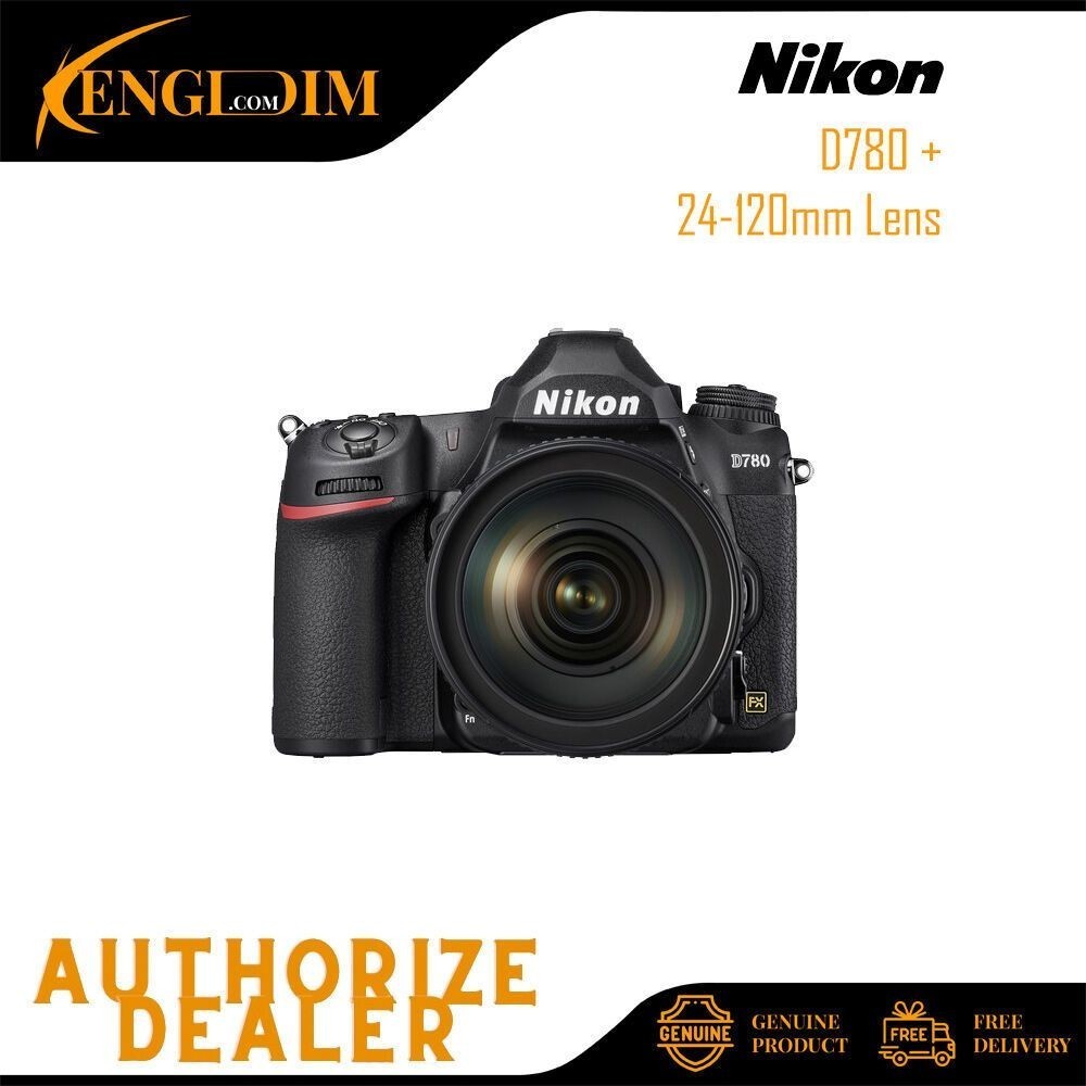 Nikon D780 DSLR Camera with 24-120mm Lens (Nikon Malaysia Warranty ...