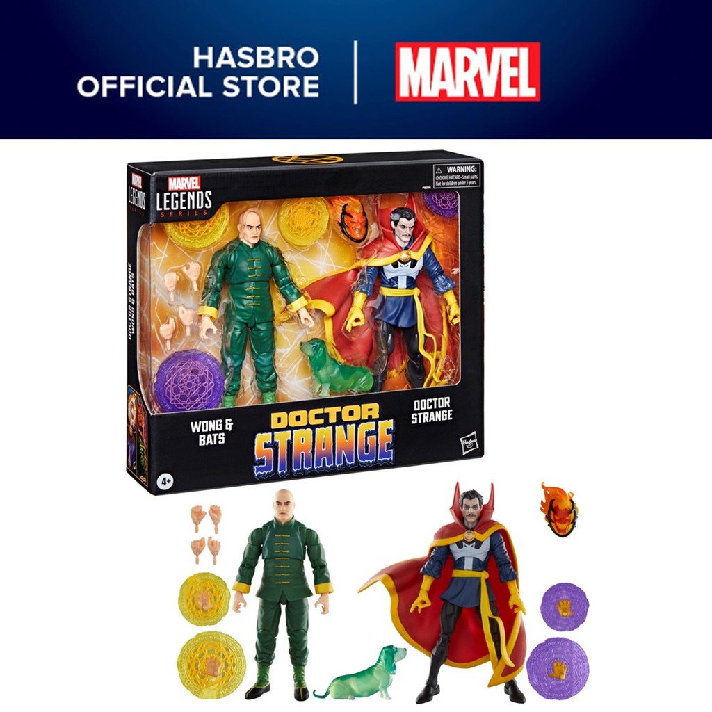 Marvel Legends Series Doctor Strange, Wong and Bats, Comics Collectible ...