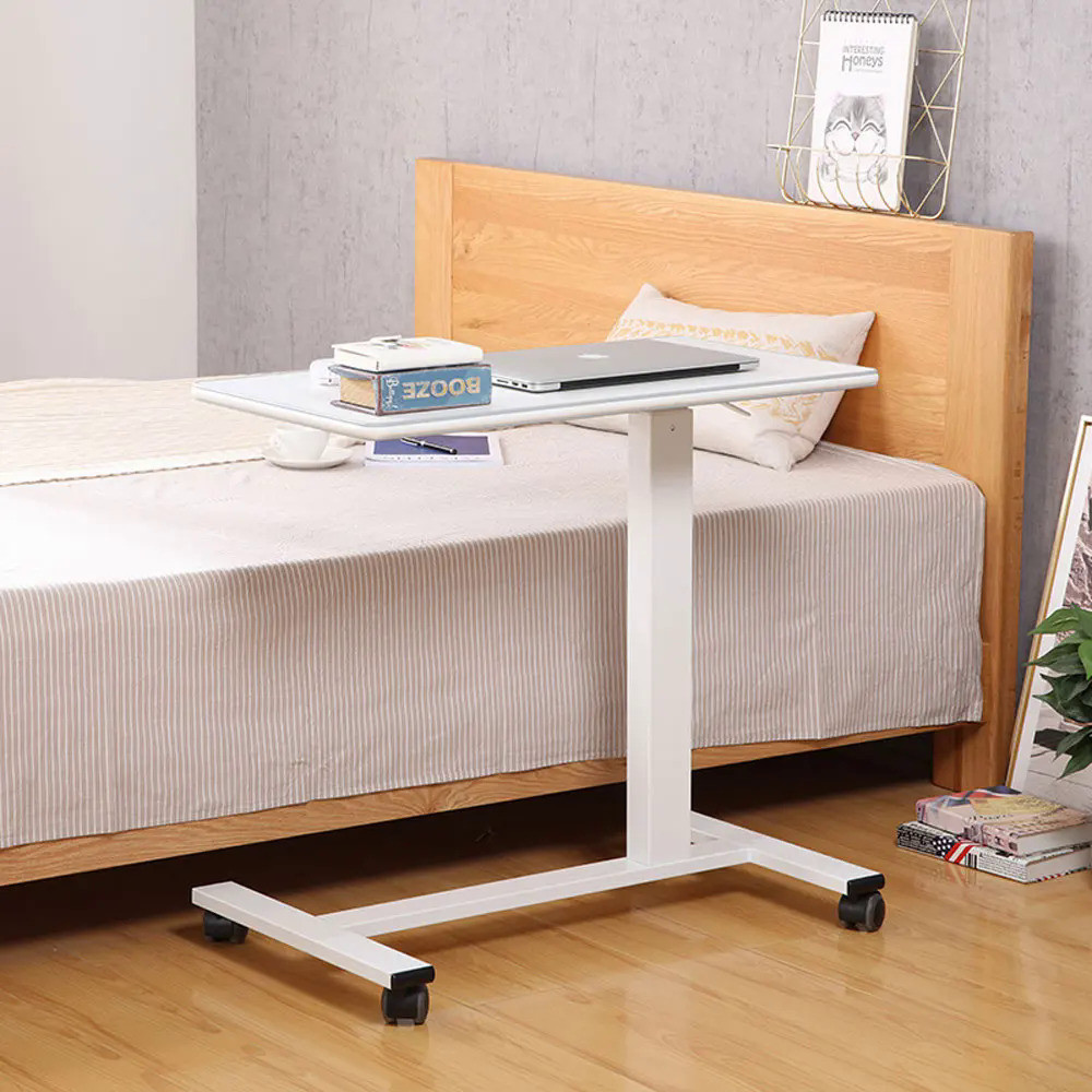 Pneumatic lifting bedside table simple can move computer table ...