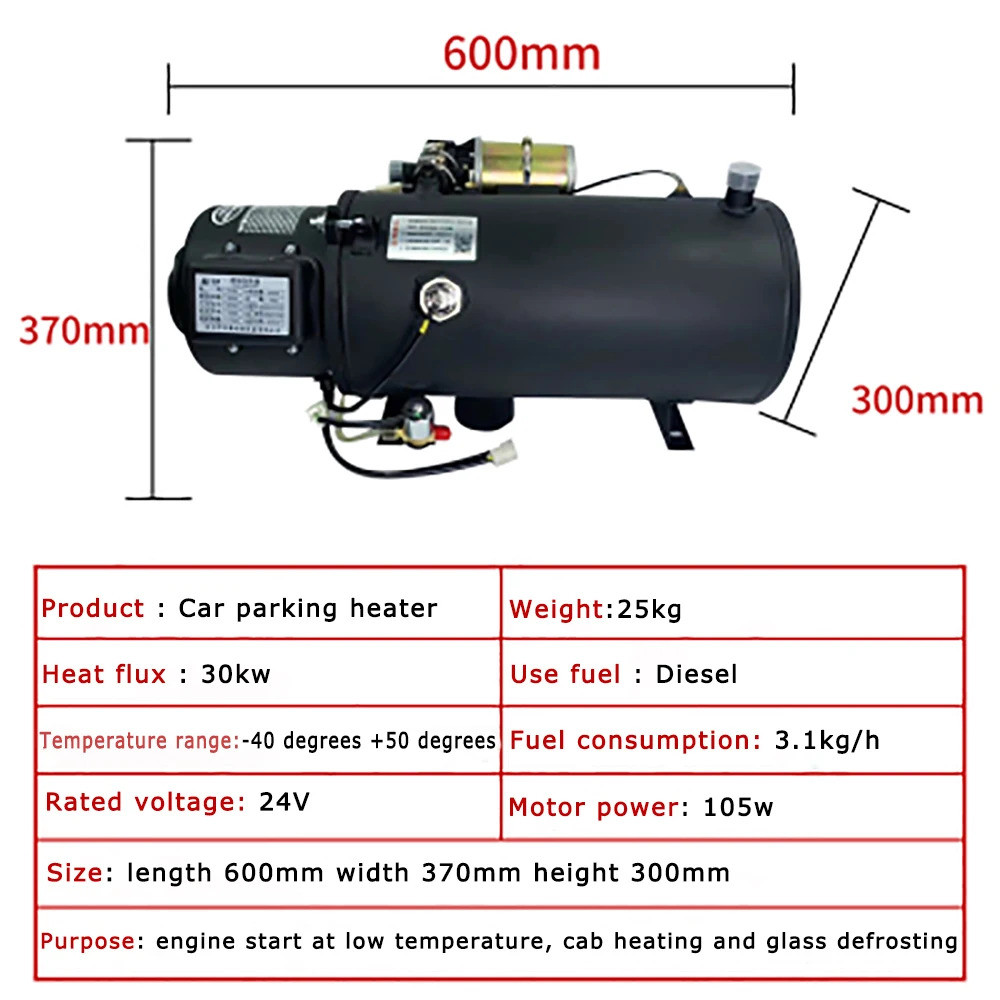 35kw Car parking heater diesel fuel 24v 12v engine preheater diesel ...