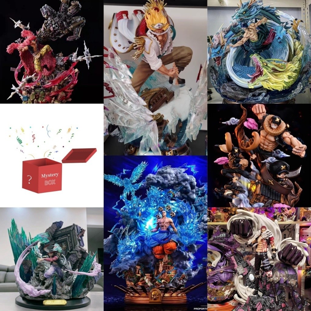 One Piece Figure Gear 5 Luffy Zoro Newgate Kaidou Kohza Zikisc Mihawk ...