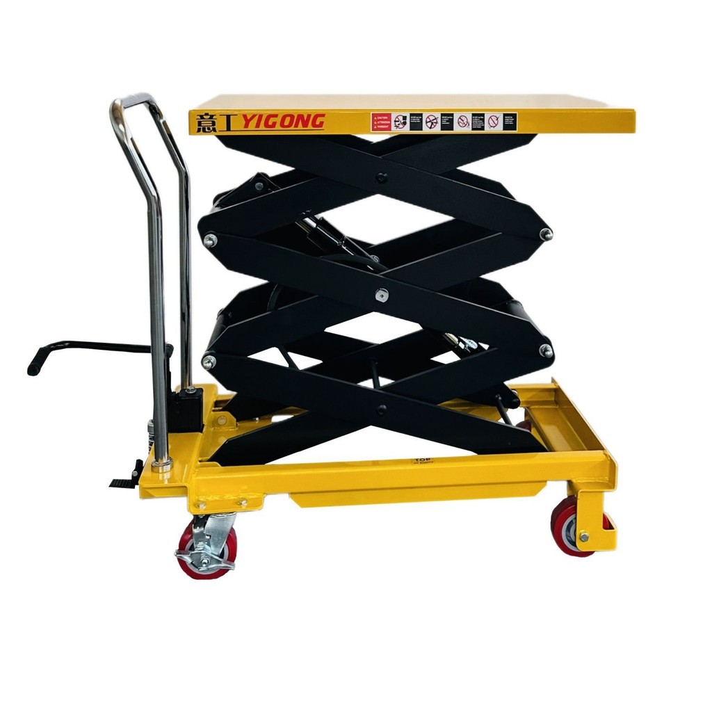 Contact seller/Manual Hydraulic Lift Platform Trolley Mold Flat Wagon ...