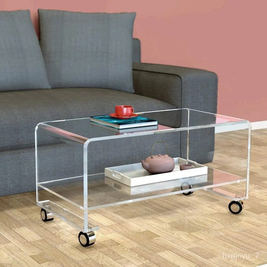 Contact seller/Acrylic Transparent Furniture Movable Rectangular ...