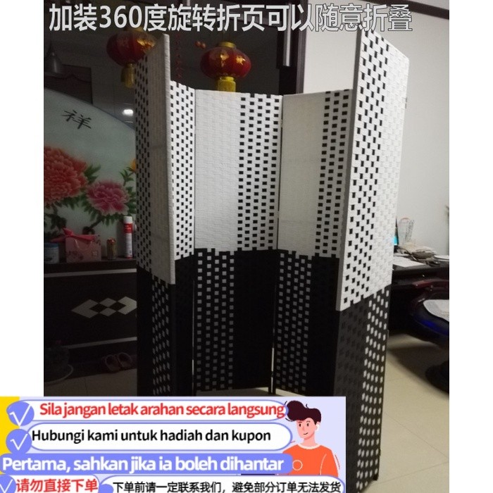 Get gifts/HY-8 Windshield Partition Wall Revolving Door Folding Wooden ...
