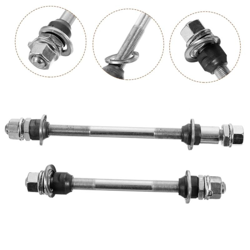 Bicycle Wheel Hub Axle Spindle Shaft Front Rear / Shaft Roda Basikal ...